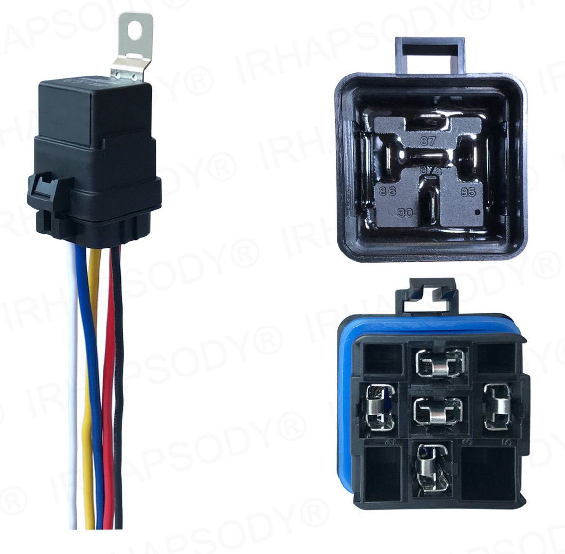 Waterproof relay 12v DC 5 PIN 40/30amp | RI Golf Carts