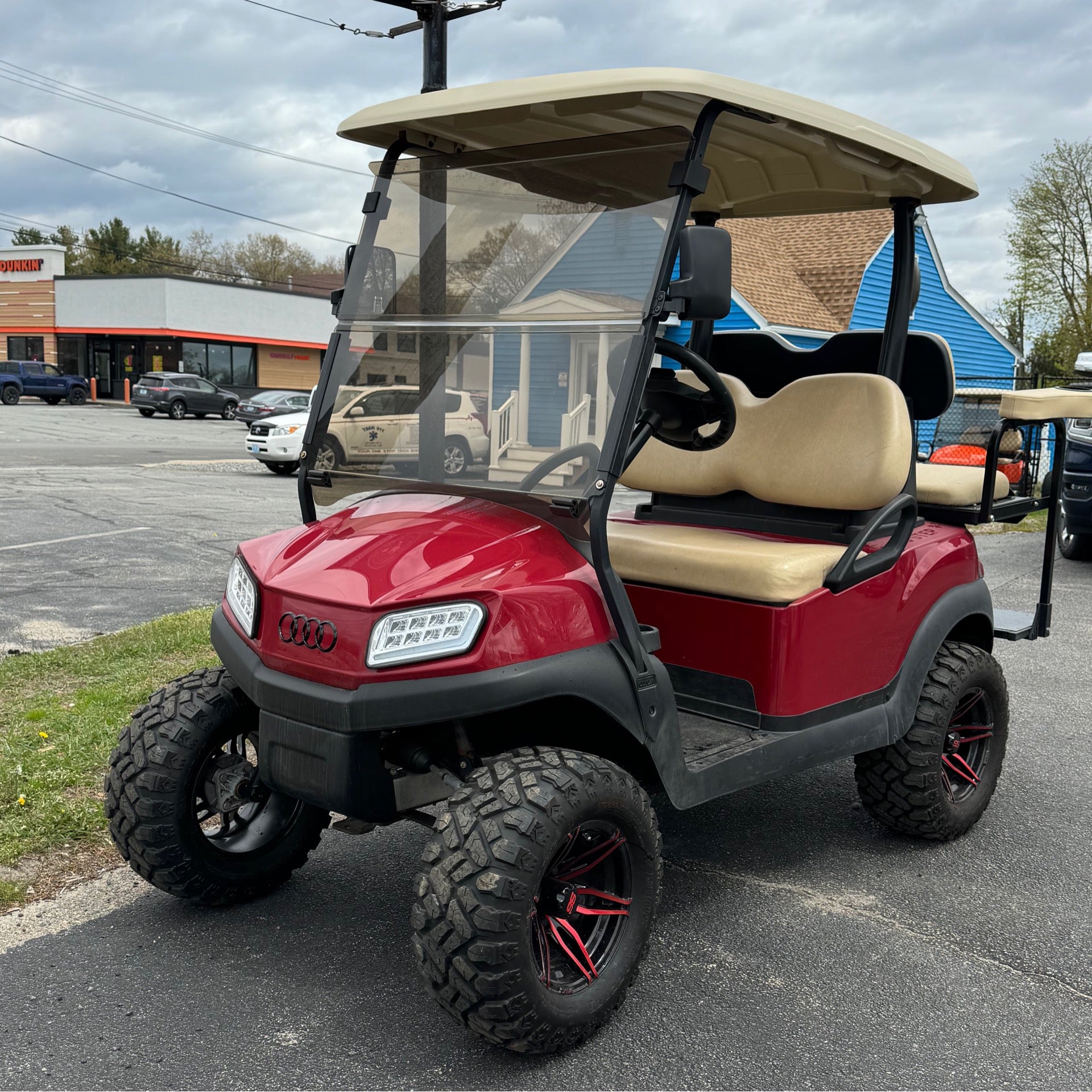 2018 Red Club Car Precedent 48v - Lifted Red / 4 - Passenger | RI Golf ...
