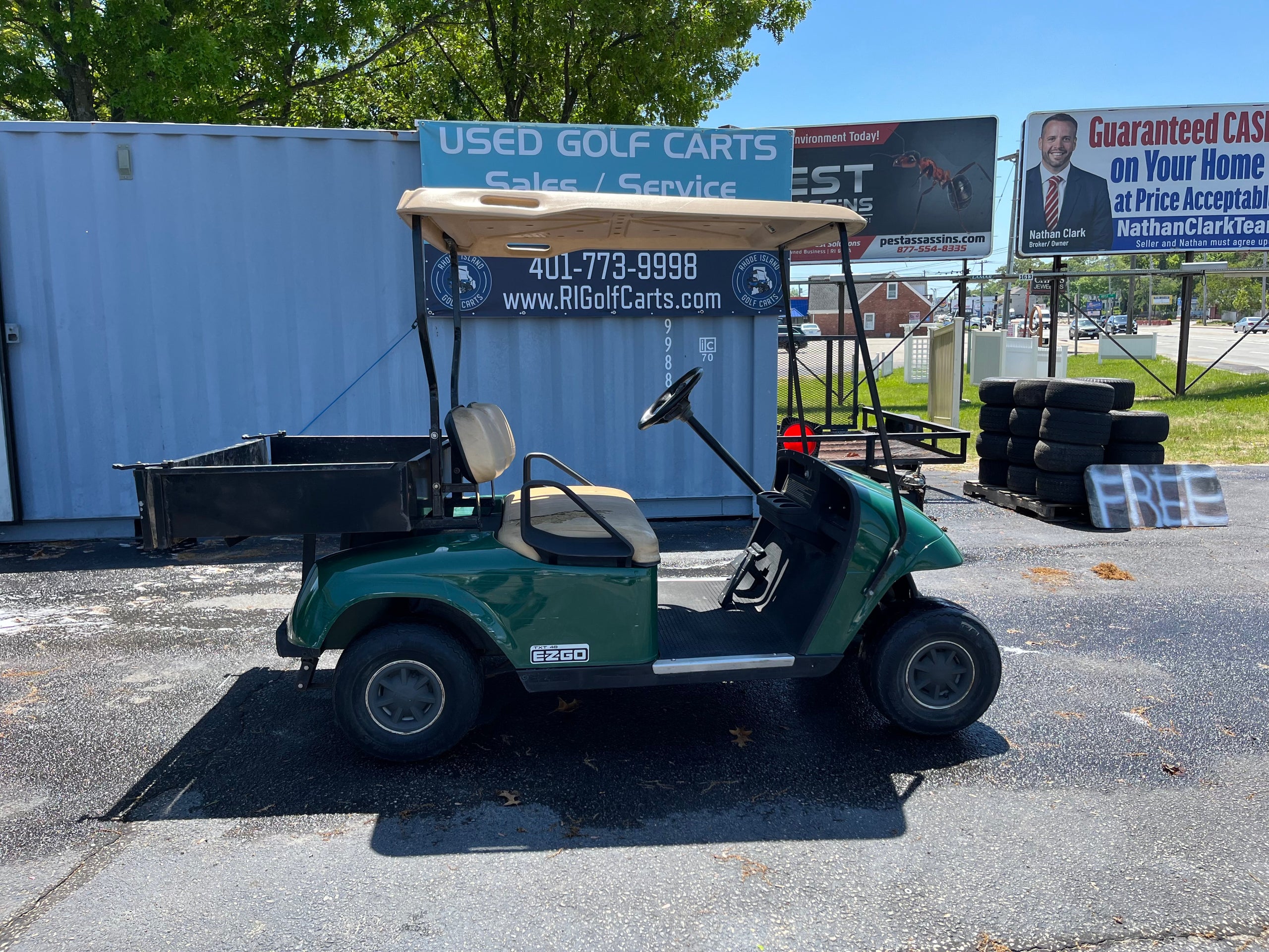 2013 EZ-GO 36v Golf Cart - Utility Bed | RI Golf Carts